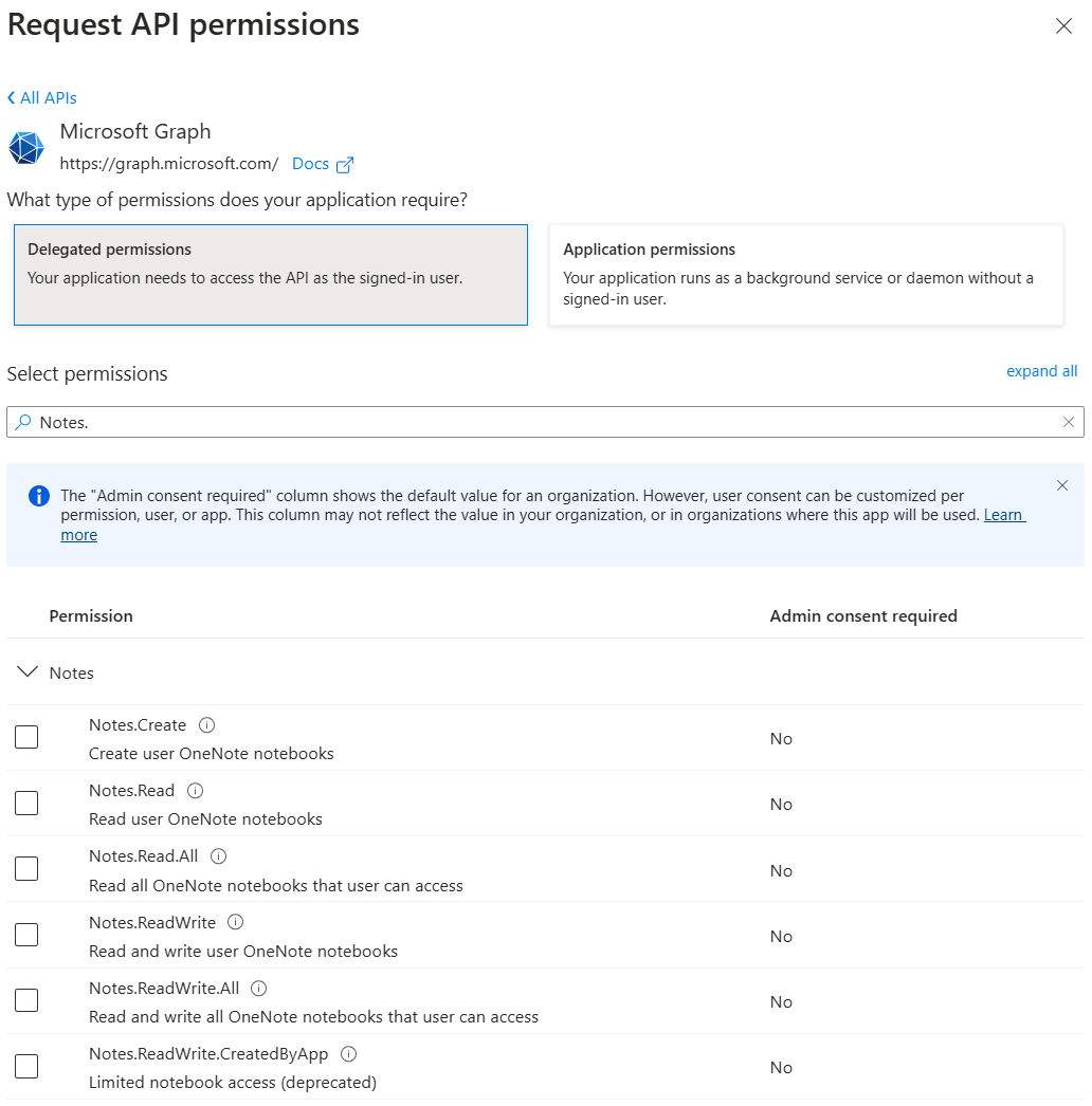 Update Your OneNote API Permissions Before March 31, 2025, to Prevent ...