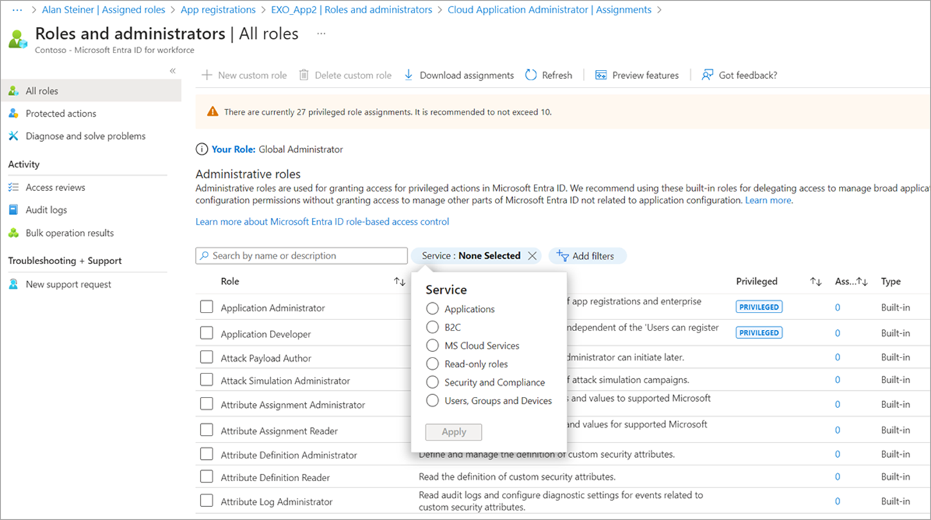 Microsoft Entra Roles & Application Access - Application Administrator ...