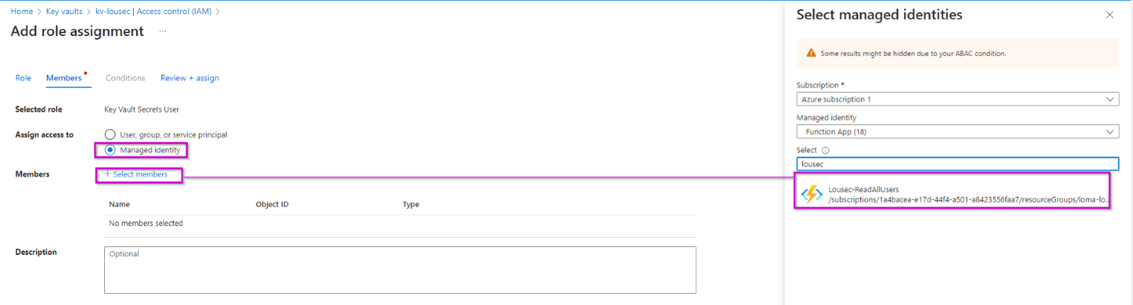 Connect to the Microsoft Graph API securely using a Function App and Azure Key Vault
