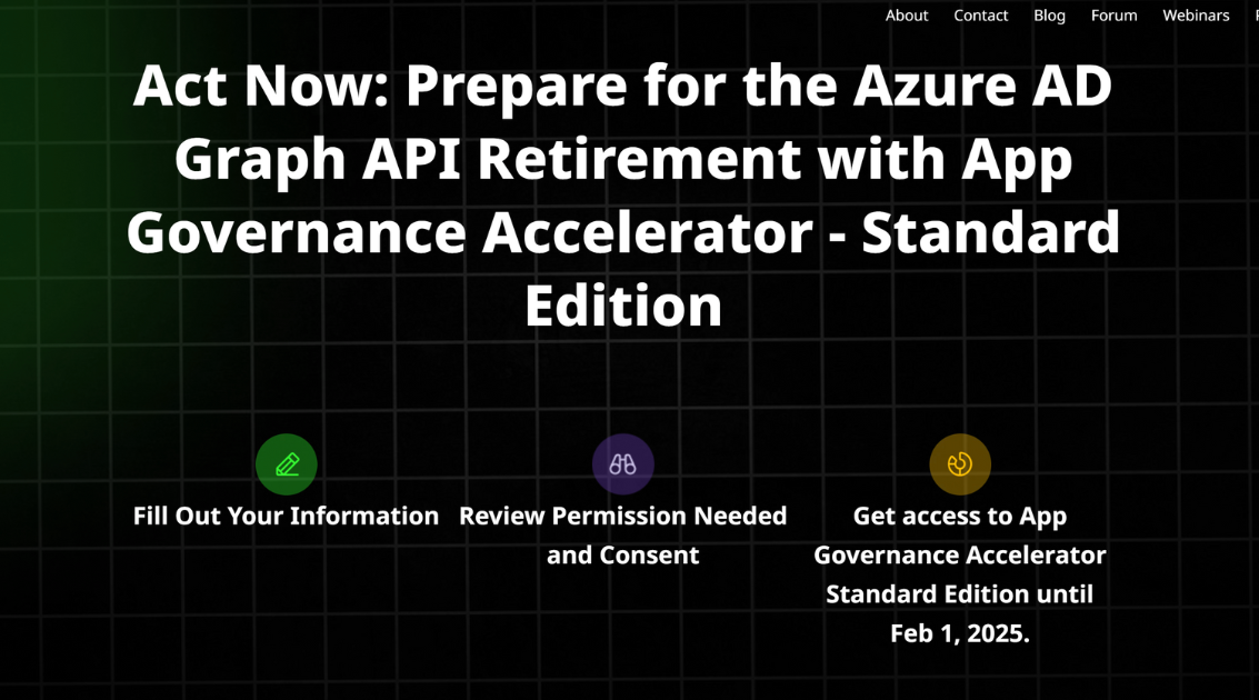Azure AD Graph API Retirement | Special Offer Through Feb 1, 2025